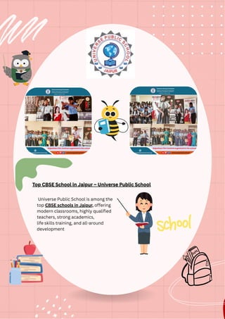 Top 5 CBSE Schools in Jaipur – Universe Public School | PDF