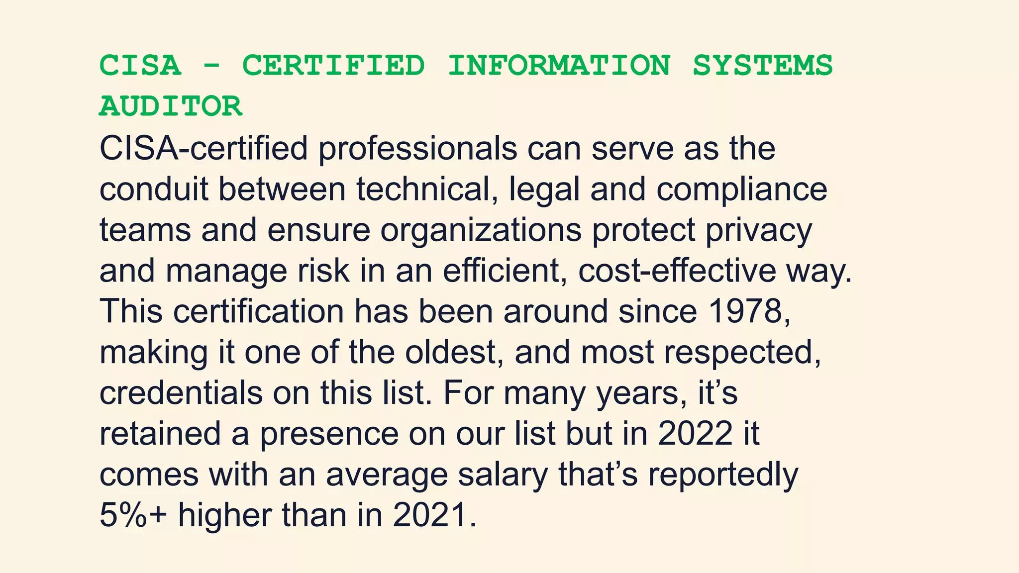 Top Certification for 2023 Top 10 Certifications Top Professional Certifications | PPTX