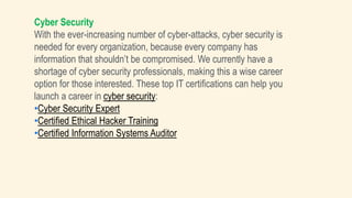 Top Certification for 2023 Top 10 Certifications Top Professional ...