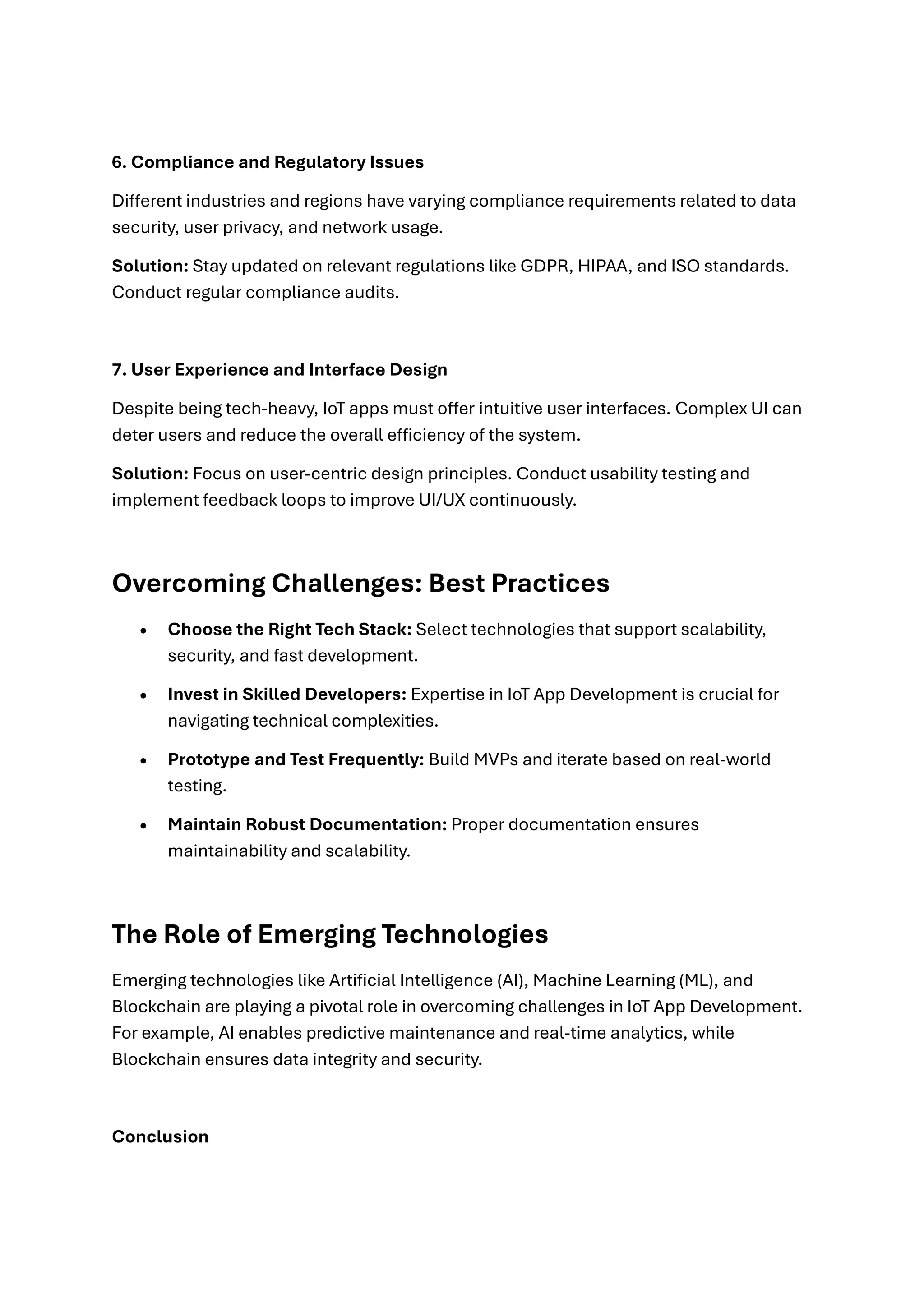 Top Challenges in IoT App Development and How to Overcome Them | PDF