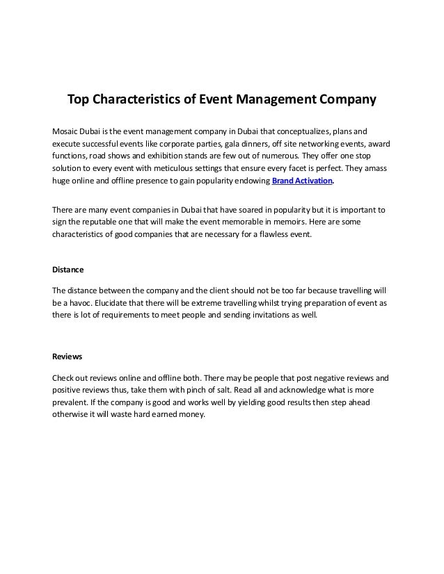 Top characteristics Of Event Management Company top-characteristics-of-event-management-company