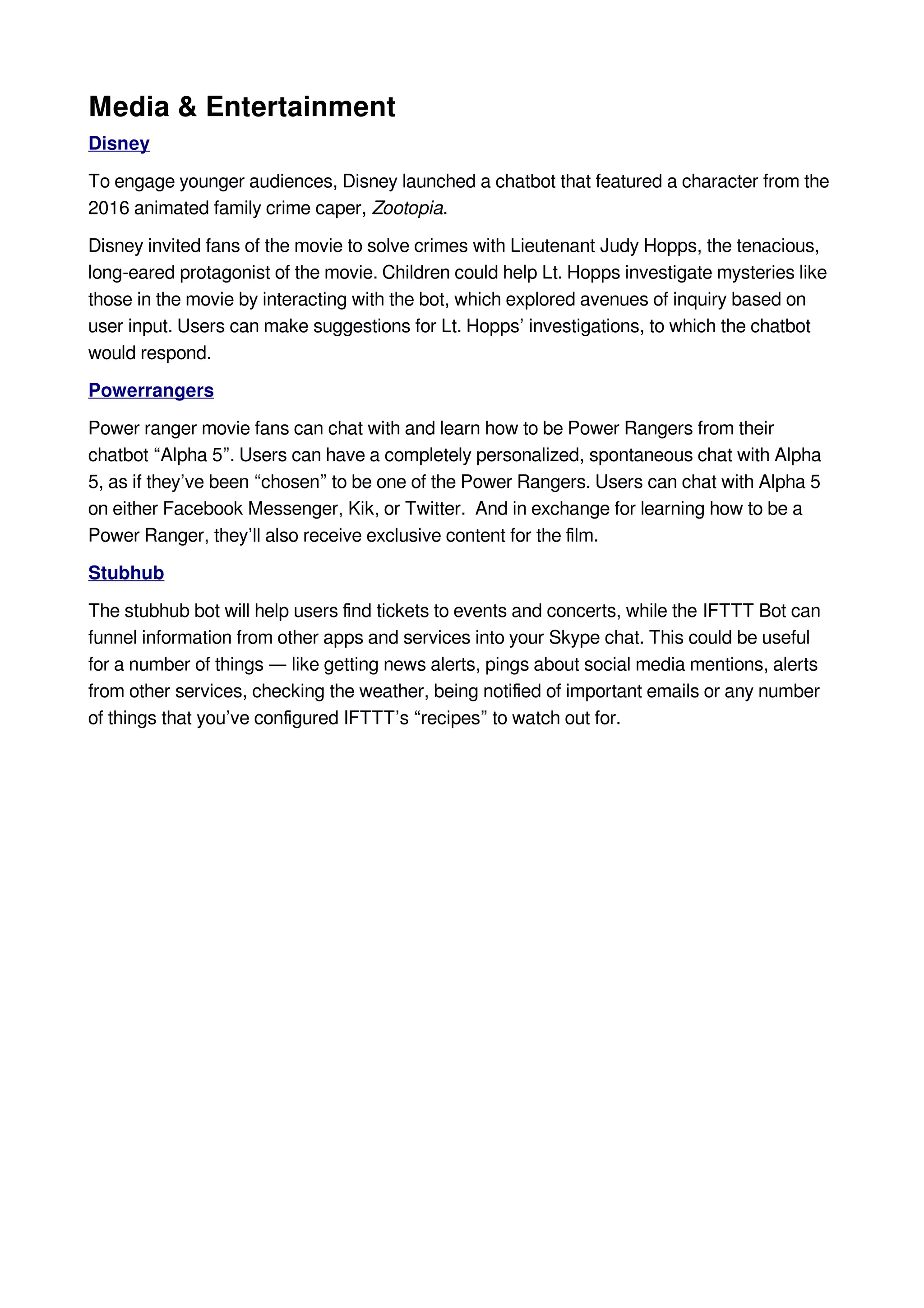 50 of the best chatbot use cases [Case studies Included] | PDF