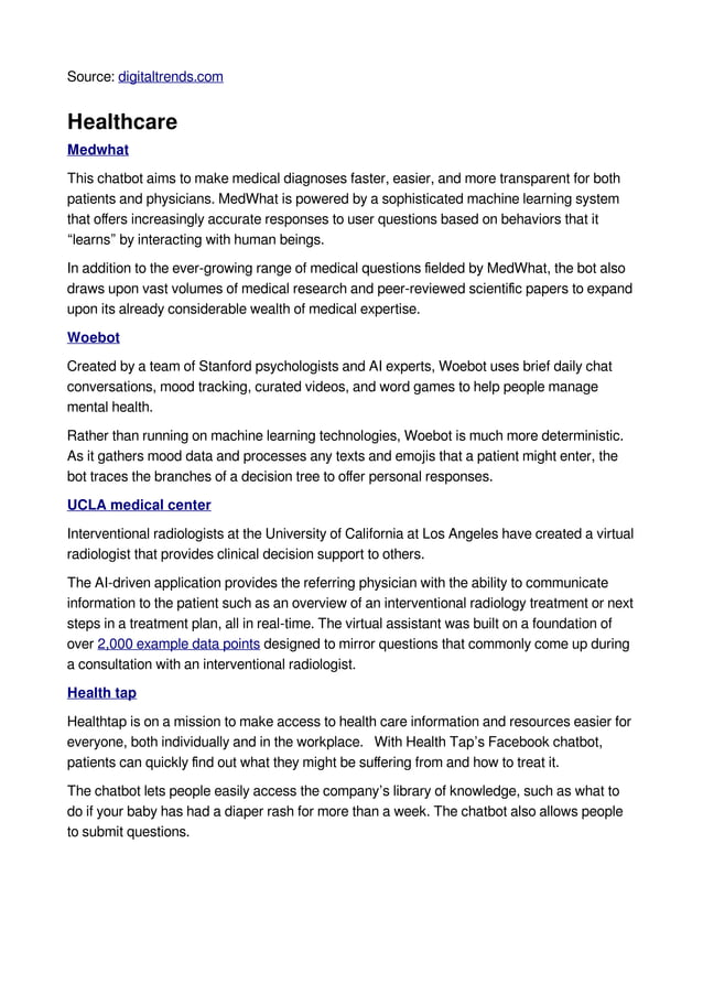 50 of the best chatbot use cases [Case studies Included] | PDF