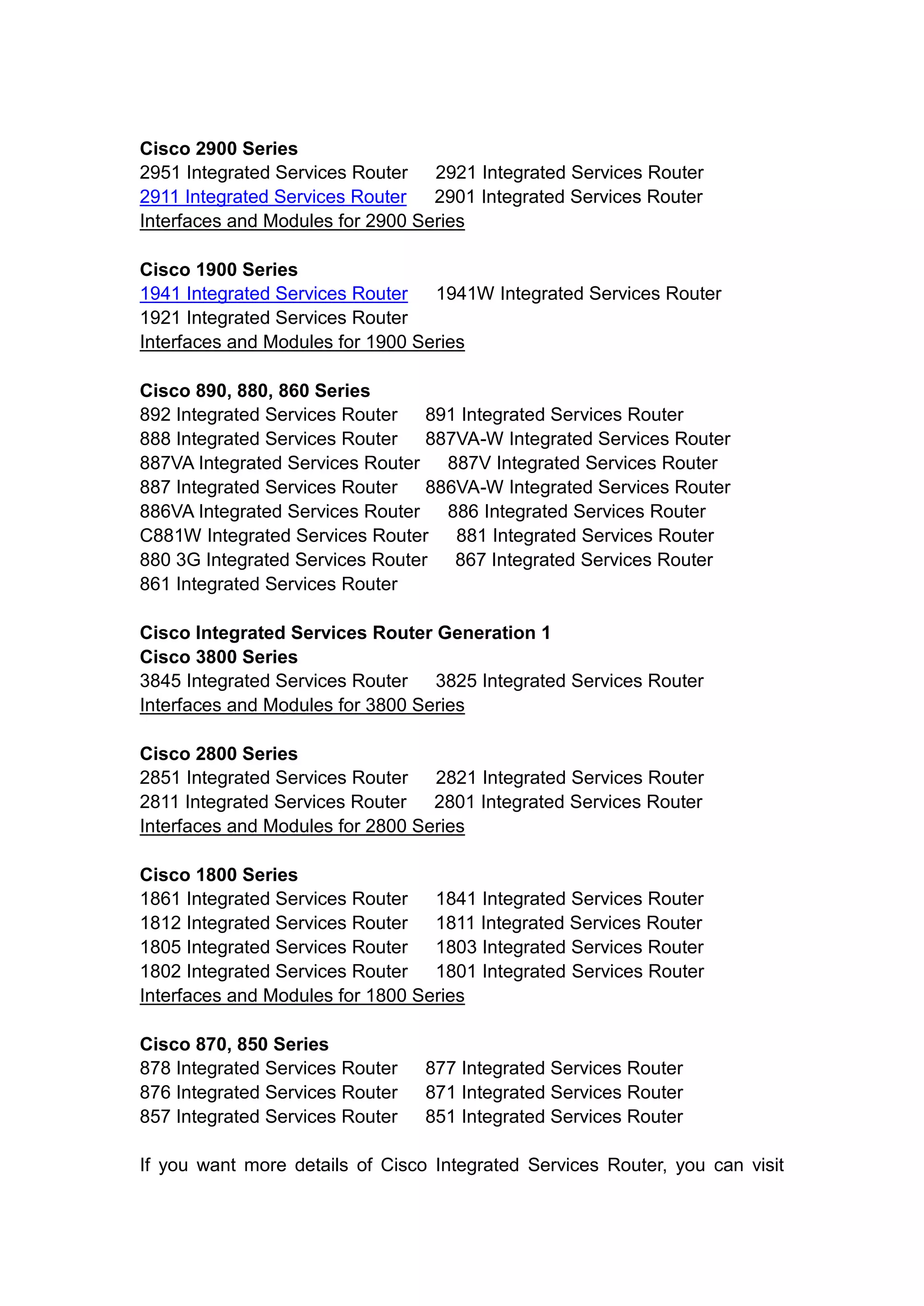 Top cisco branch routers | PDF