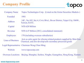 Topco company profile english | PPT