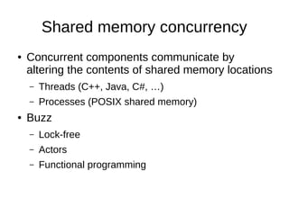 Shared Database Concurrency | PPT