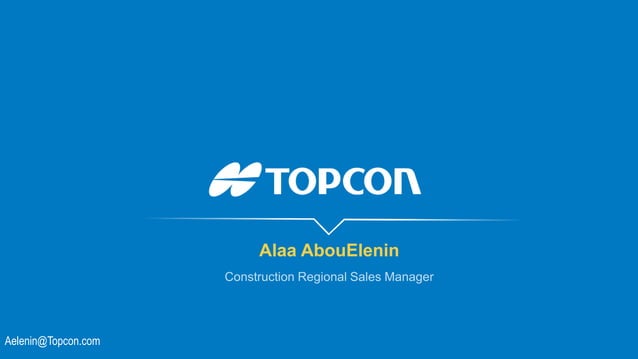 Topcon machine control Middle East أنظمة توبكون اليابانية للتحكم فى ...