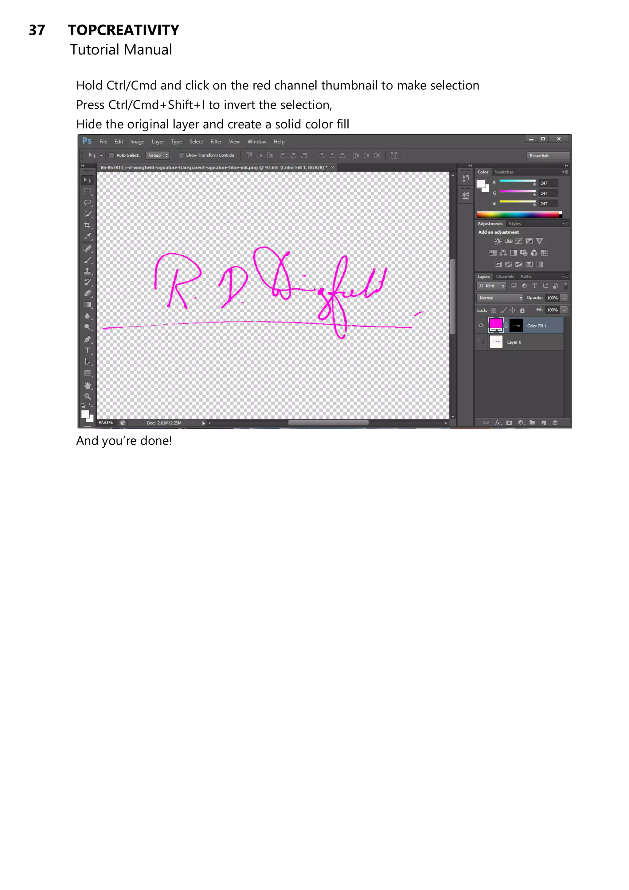 Photoshop Beginners Course | PDF