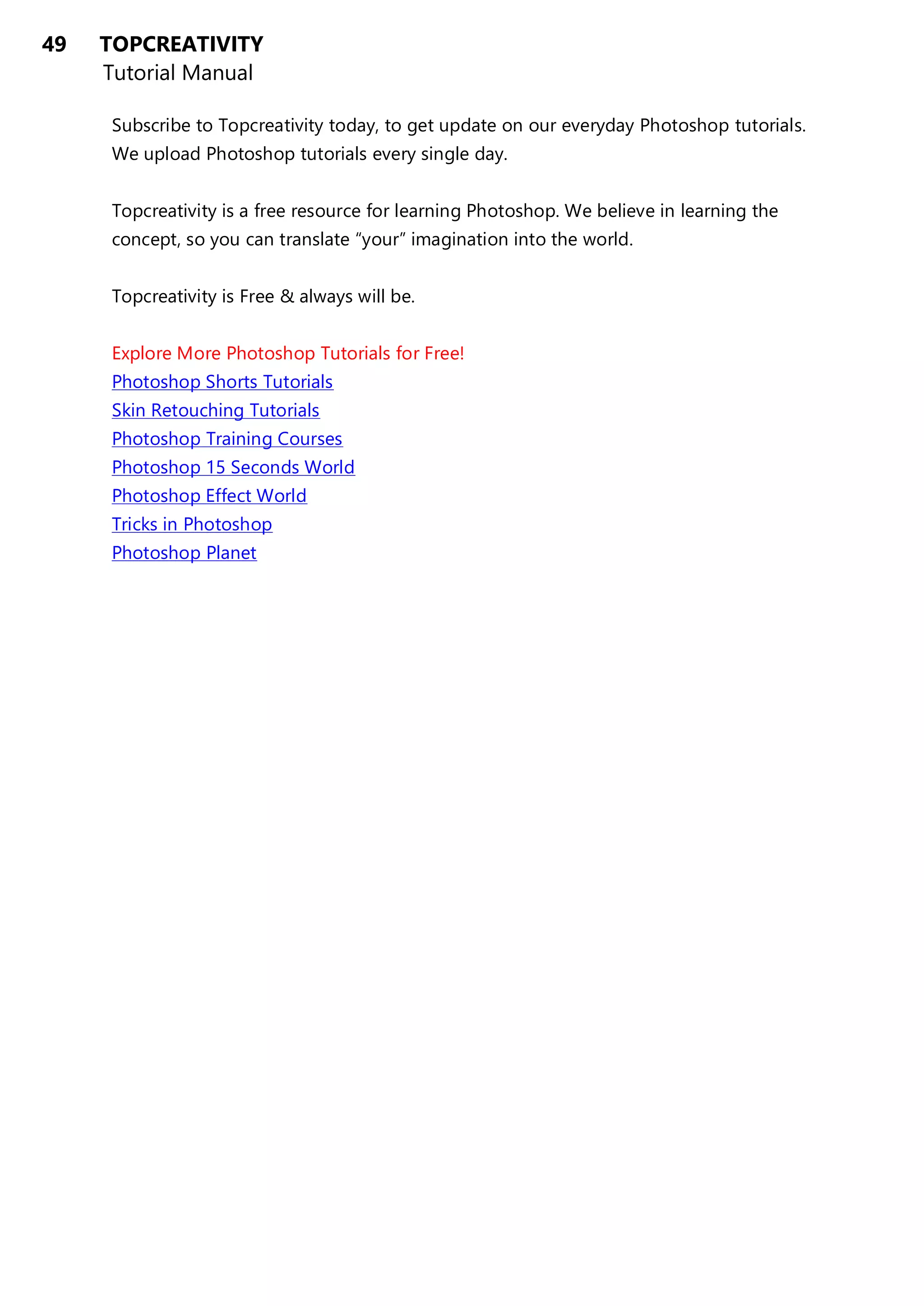 Photoshop Beginners Course | PDF