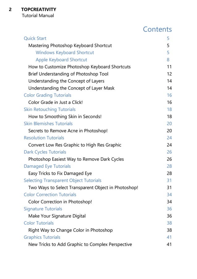 Photoshop Beginners Course | PDF