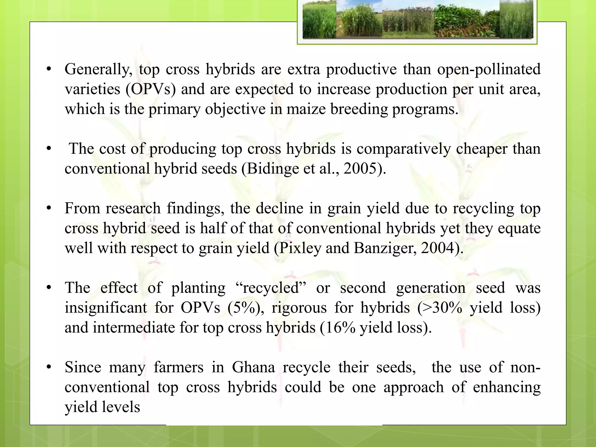 TOP CROSS MATING DESIGN.pptx | Gardening | Home & Garden