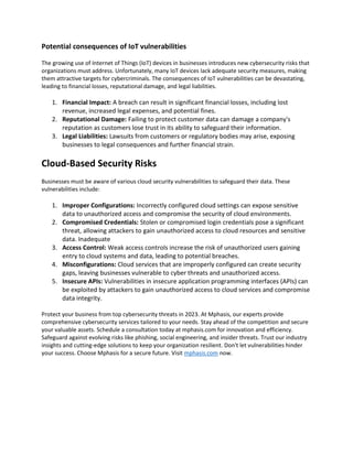 Top Cybersecurity Threats Impacting Your Business in 2023 | PDF | Cloud ...
