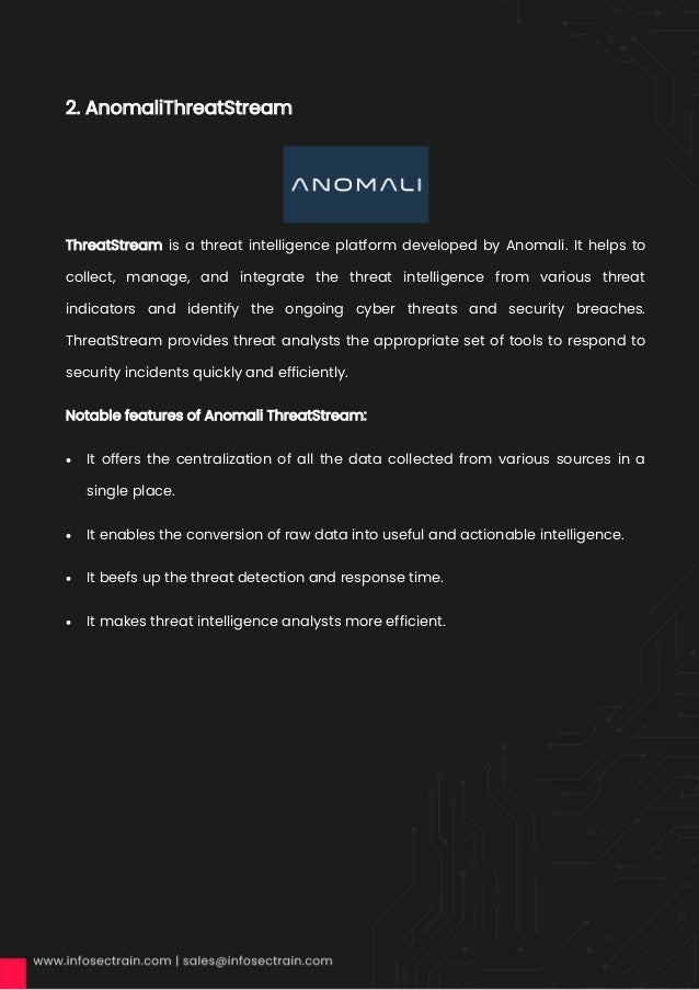Top Cyber Threat Intelligence Tools in 2021.pdf | Operating Systems ...