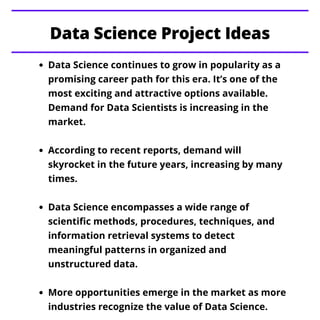 Top data science projects | PDF