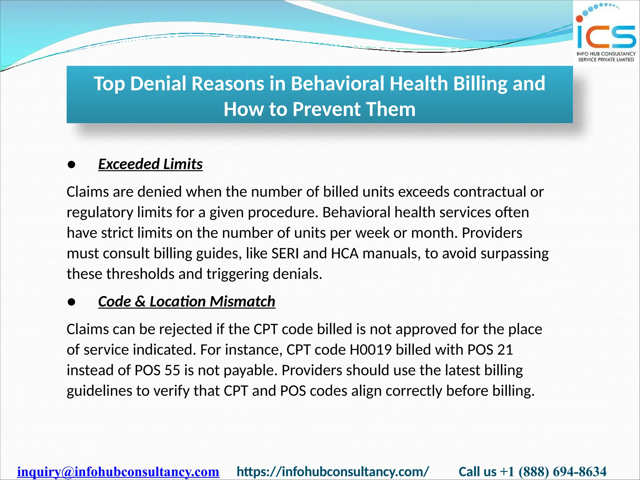 Top Denial Reasons in Behavioral Health Billing and How to Prevent Them ...