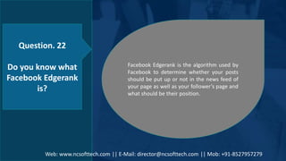 Top digital marketing interview question designed by naresh chauhan | PPT