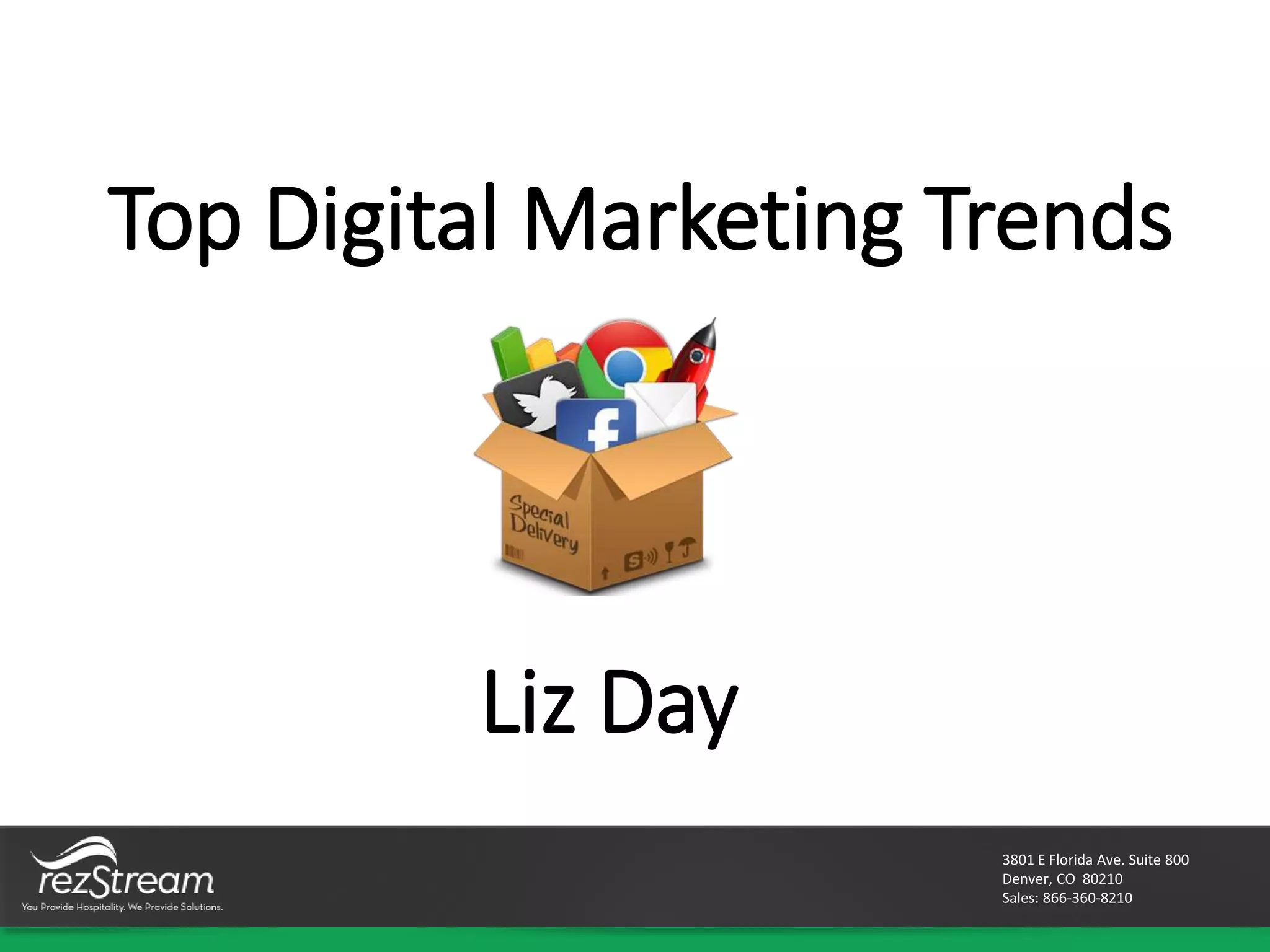 Top Digital Marketing Trends | PPT