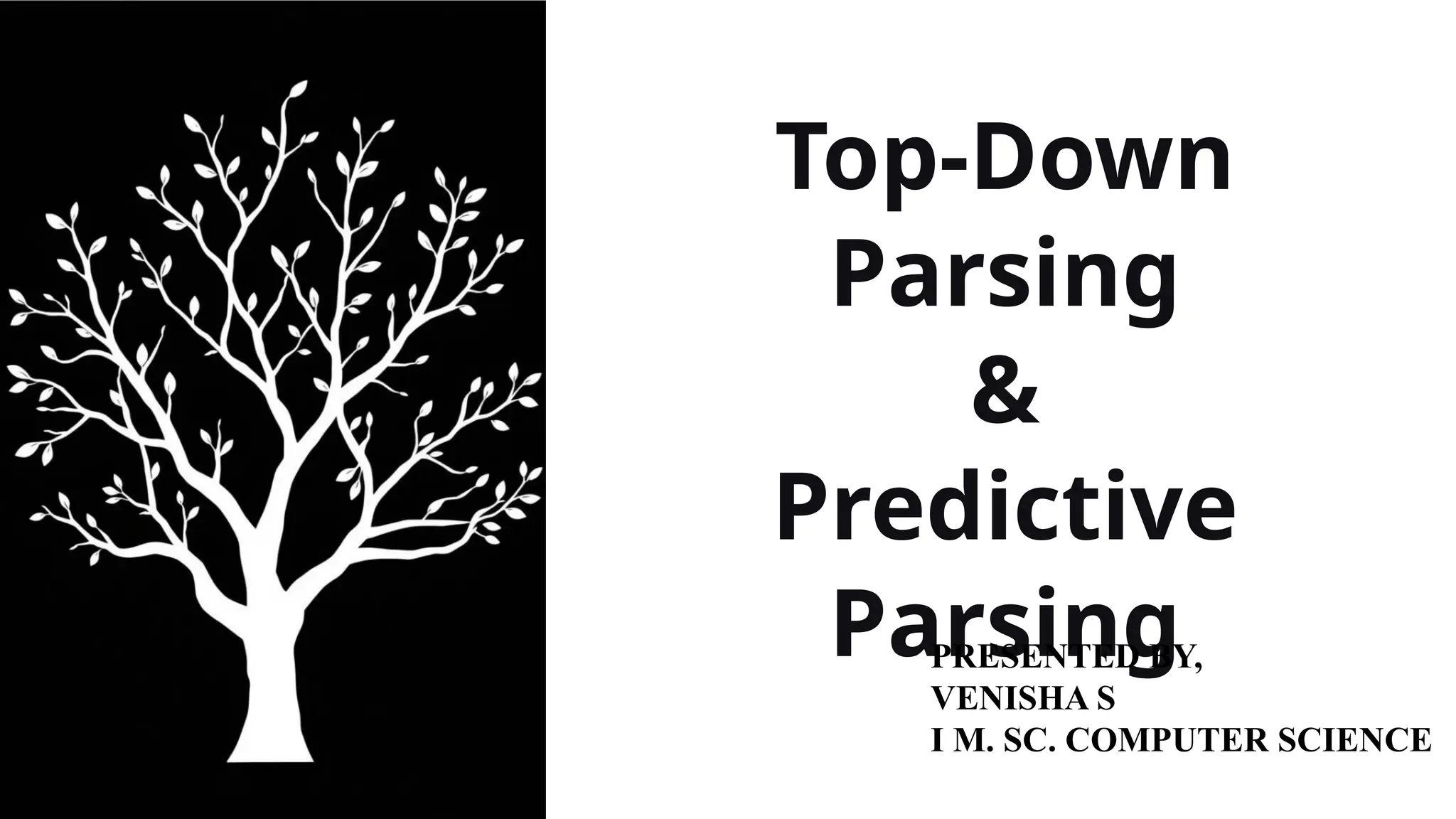TOPDOWN-PREDICTIVE.pptx TOP-DOWN PARSING & PREDICTIVE PARSING | PPTX