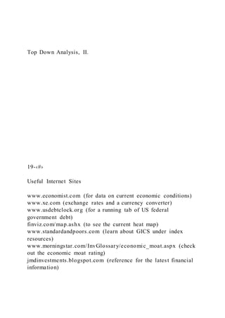 Top Down Analysis, II.19-‹#› | DOCX