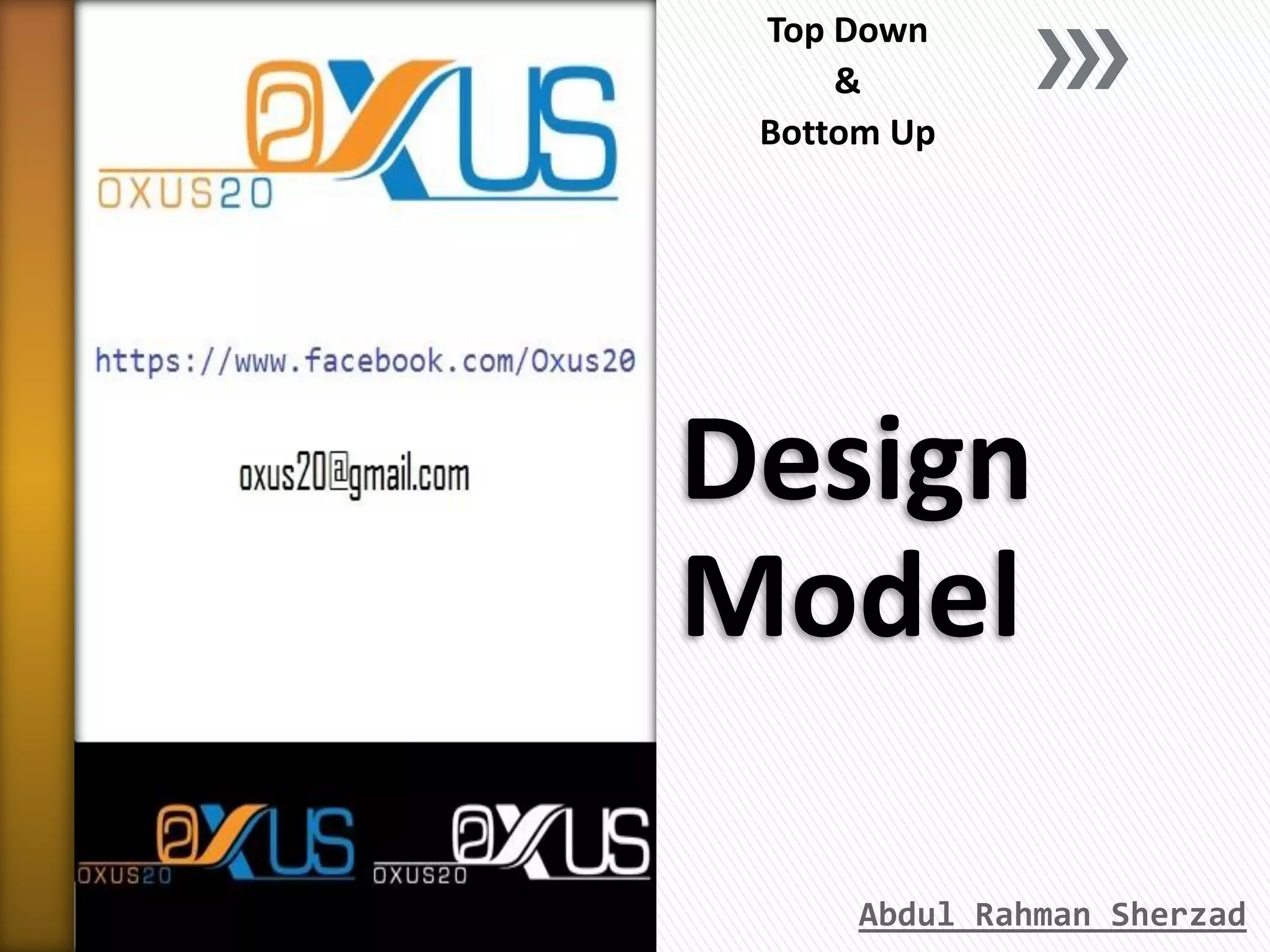 Top Down and Bottom Up Design Model | PDF