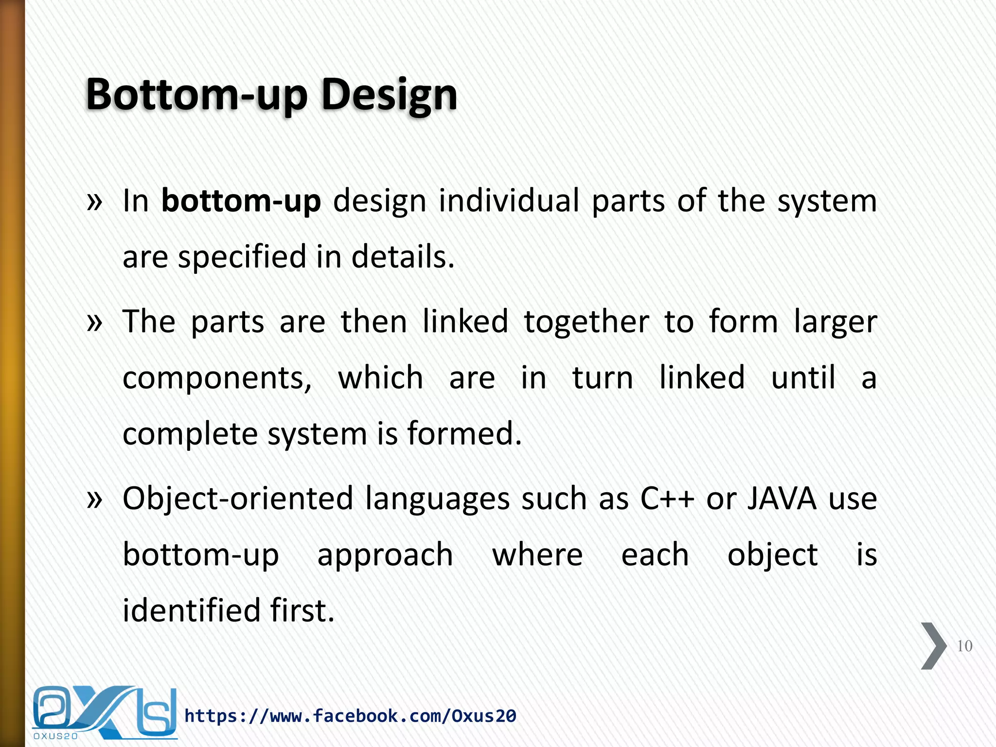 Top Down and Bottom Up Design Model | PDF