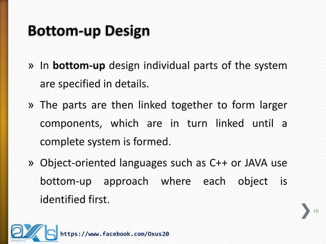 Top Down and Bottom Up Design Model | PDF