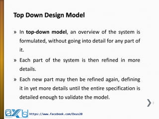 Top Down and Bottom Up Design Model | PDF