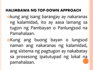 Top down approach | PPTX