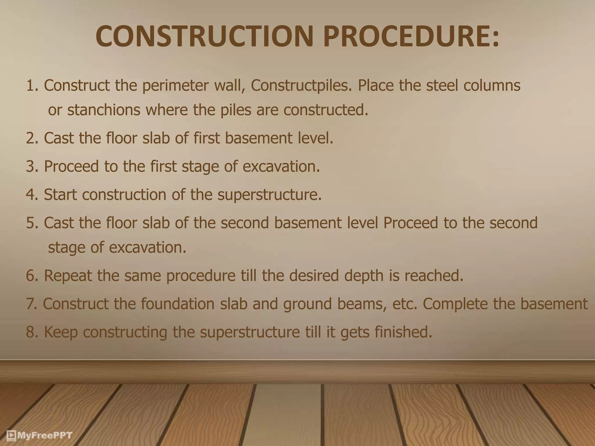 Top down construction | PPTX