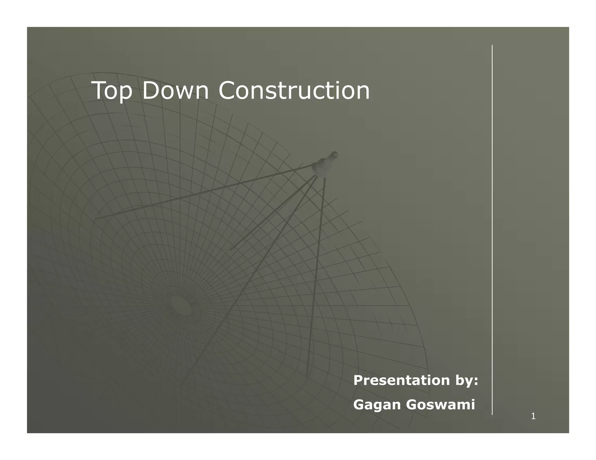 Top down construction presentation | PDF