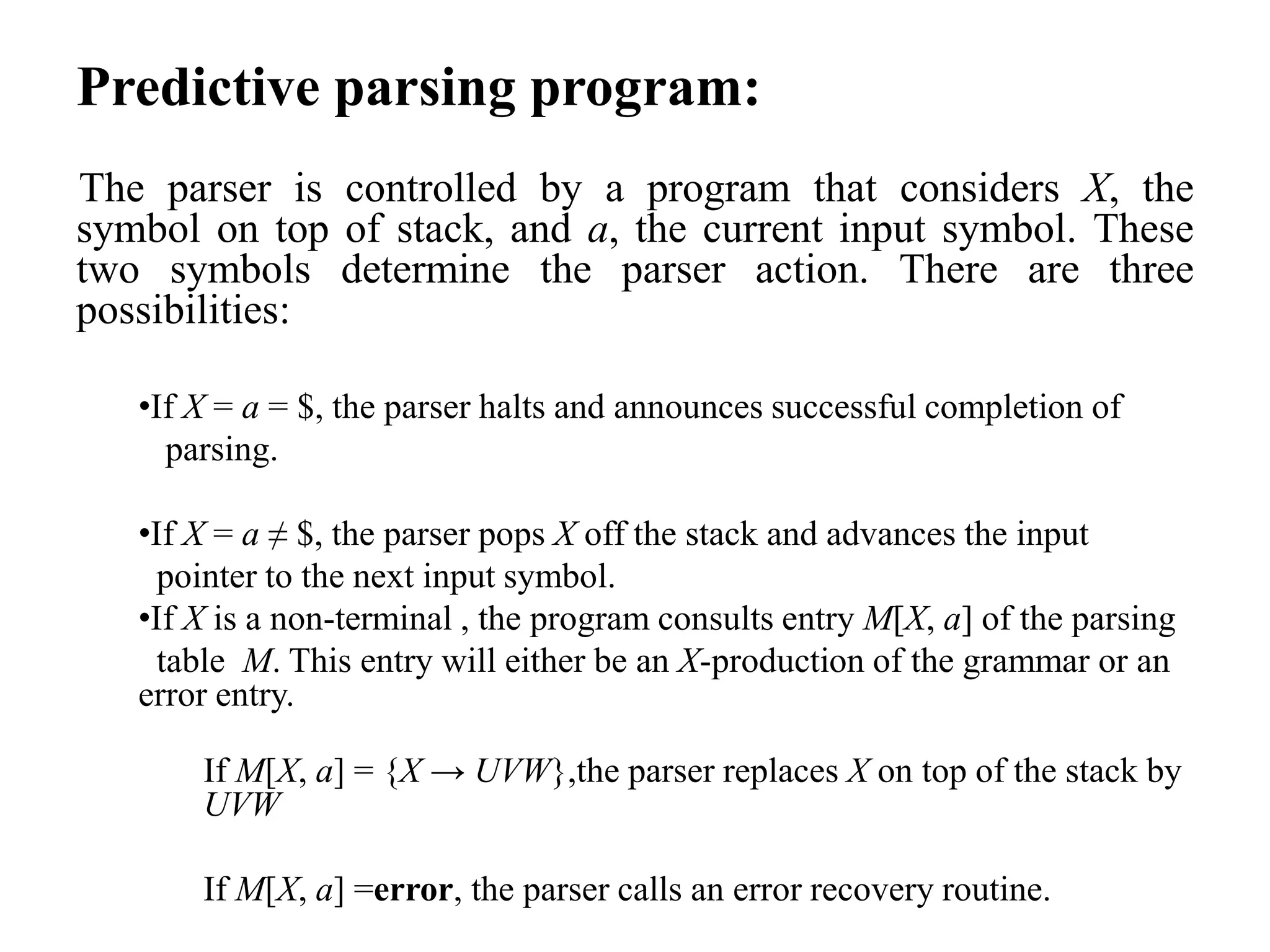 Top down parsing | PPTX