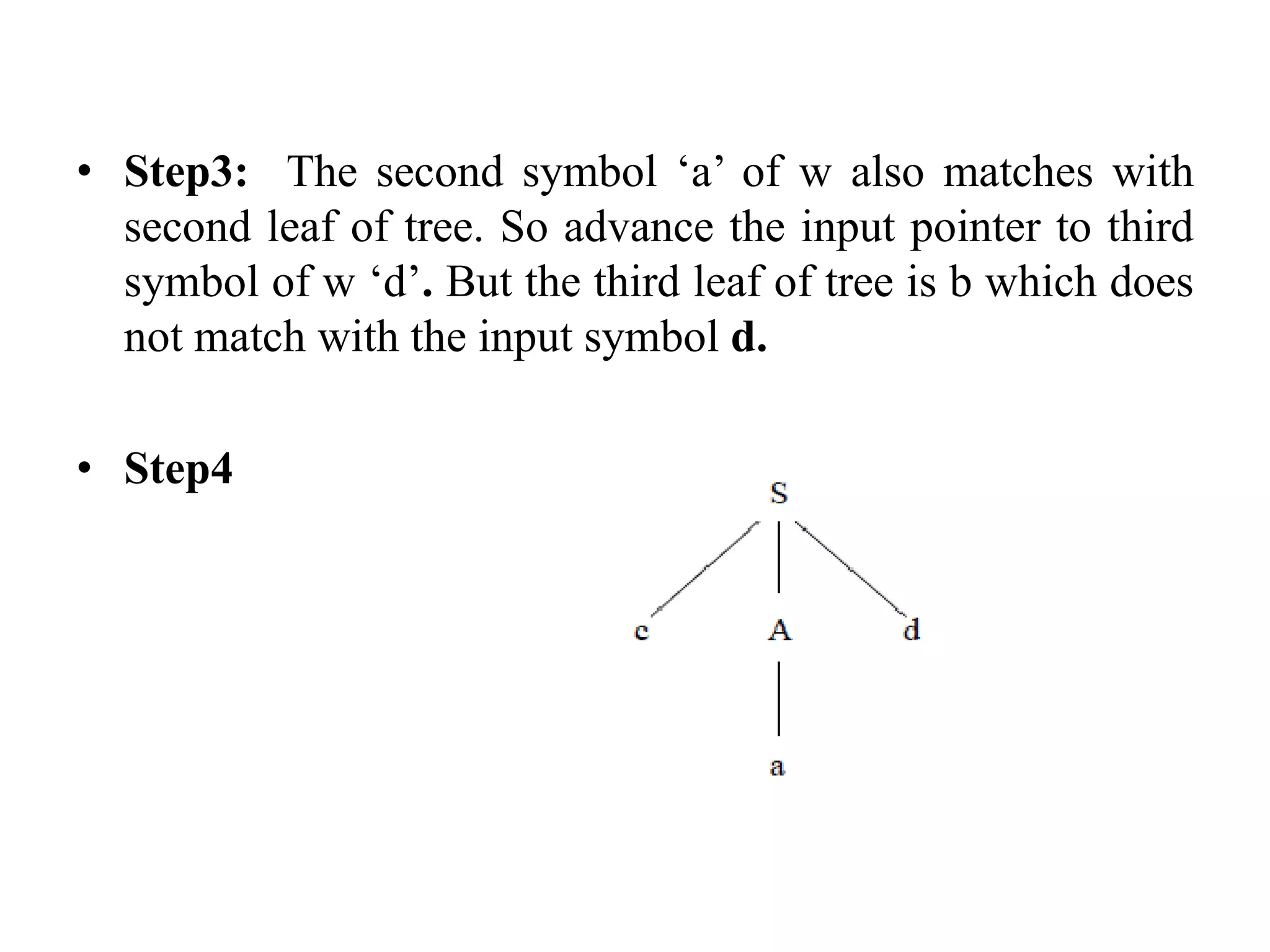 Top down parsing | PPT Top down parsing | PPT