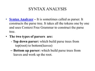 Top down parsing | PPTX