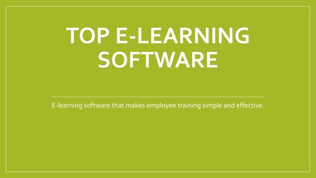 Top E-Learning software.pptx