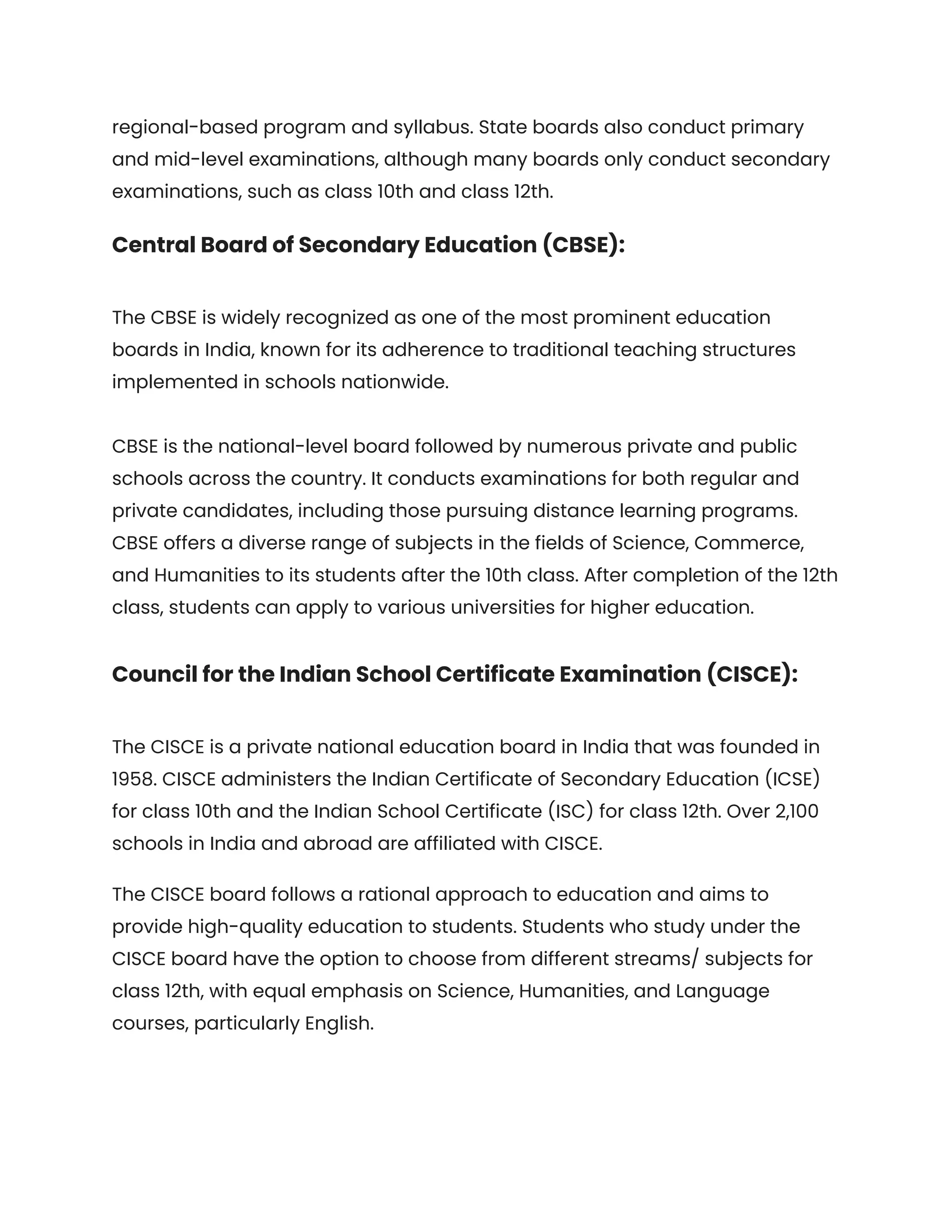 Top Education Boards in India.pdf | Education industry | Industries
