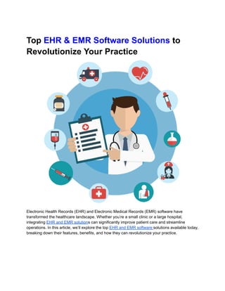 Top EHR & EMR Software Solutions to Revolutionize Your Practice.pdf