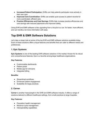 Top EHR & EMR Software Solutions to Revolutionize Your Practice.pdf
