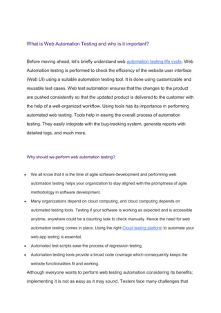 Top Eight Automation Testing Challenges and How to overcome them.pdf