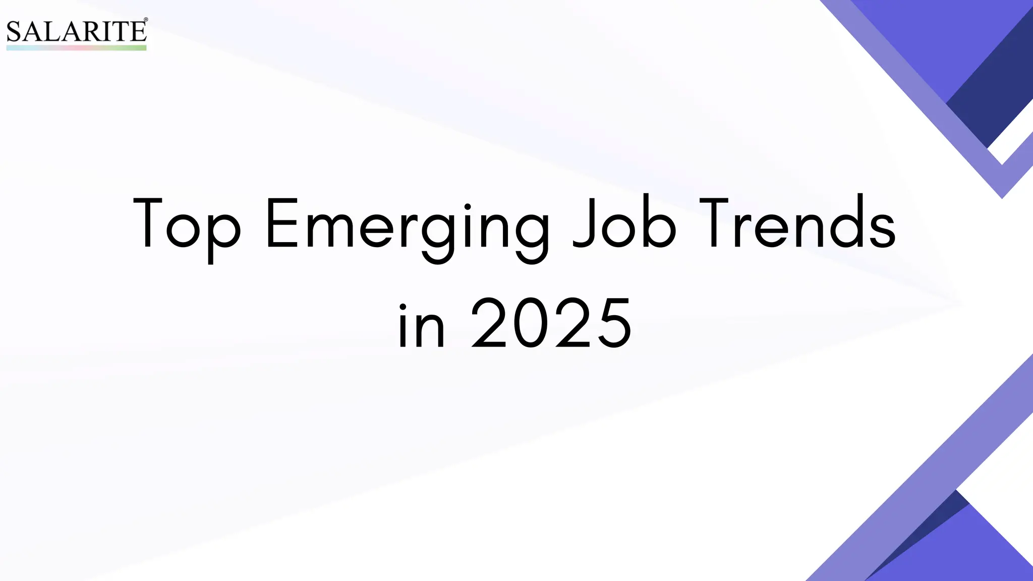 Top Emerging Job Trends in 2025......... | PDF