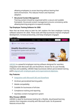 Top Employee Training Software for 2026: A Complete Guide | PPTX