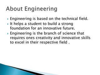 Top engineering college ppt | PPTX