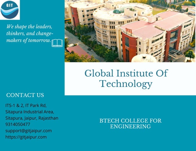 Btech From Computer Science | GlT College | PPT