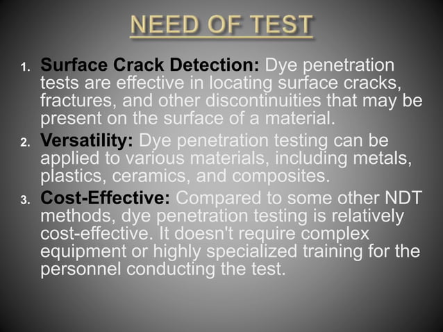 To Perform dye Penetration Test By Chetan H.N (01315607922).pptx