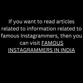 Top Famous Instagrammers in India.pdf