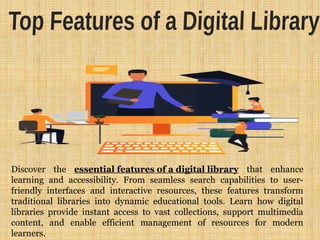 Top Features of a Digital Library By Mintbook | PPT