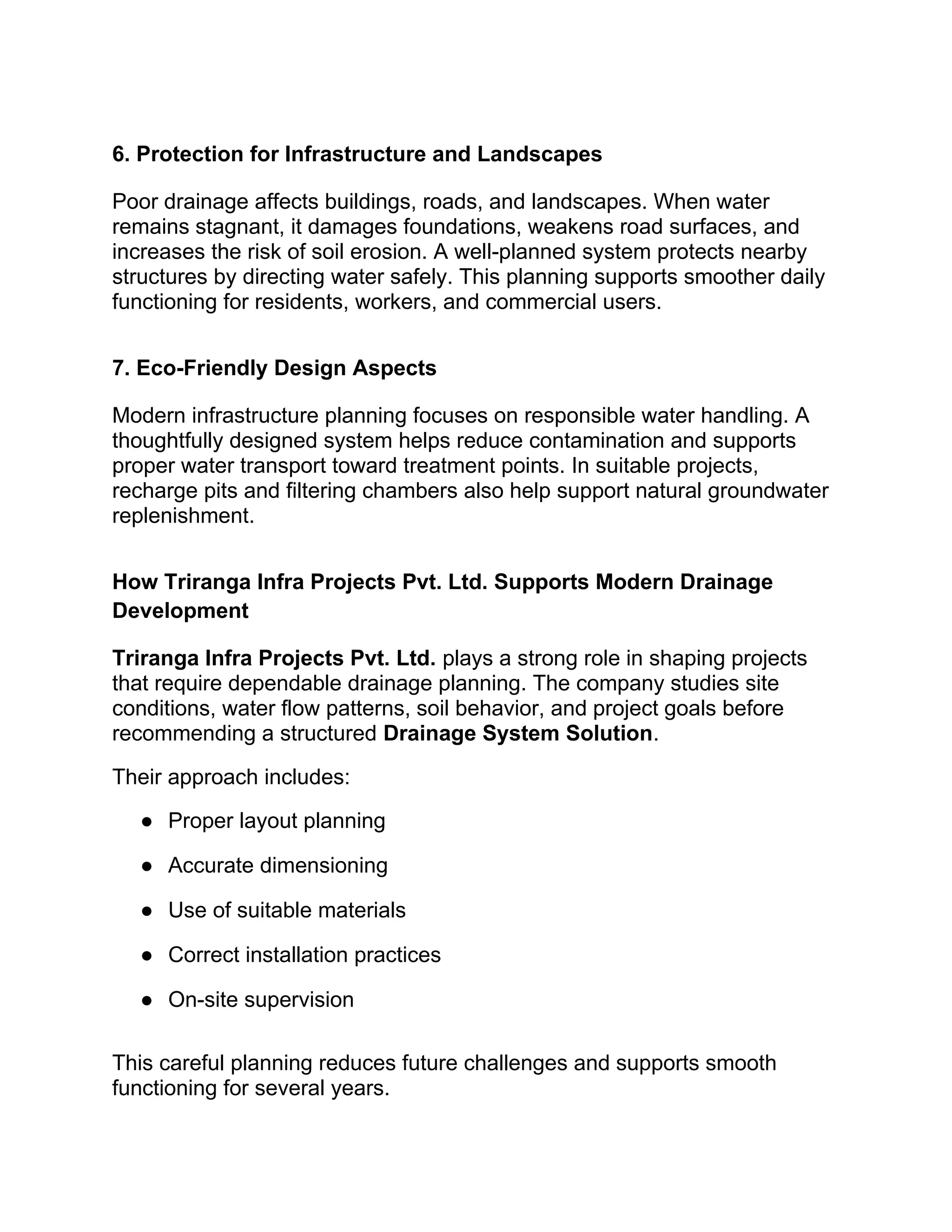 Top Features of a Modern Drainage System Solution | DOCX