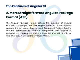 Top Features of Angular 13 | PDF | Web Development | Internet