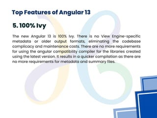 Top Features of Angular 13 | PDF | Web Development | Internet