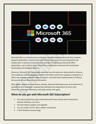 Top Features of Microsoft 365 - Unlock its Potential for Better ...