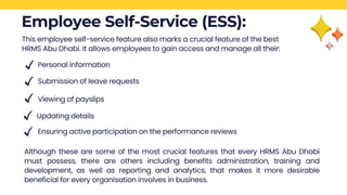 Top Features That Every HR Software Must Possess | PPT